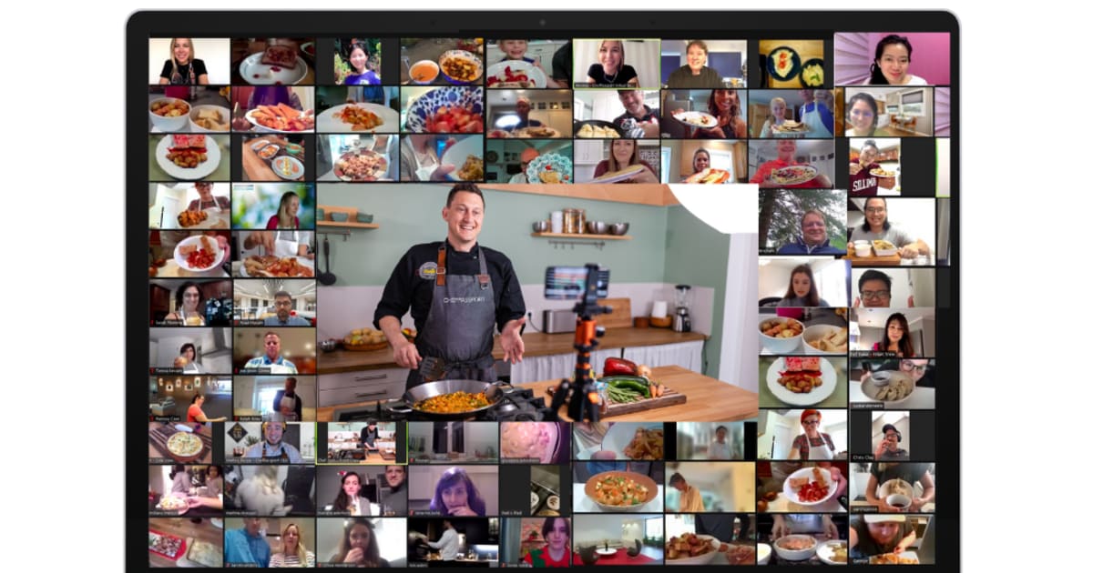 Virtual Team Building Cooking Class | Online Corporate Events ...